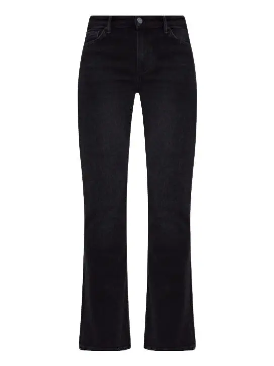 ALLSAINTS Belted Waist Denim Jeans - Water-washed Black