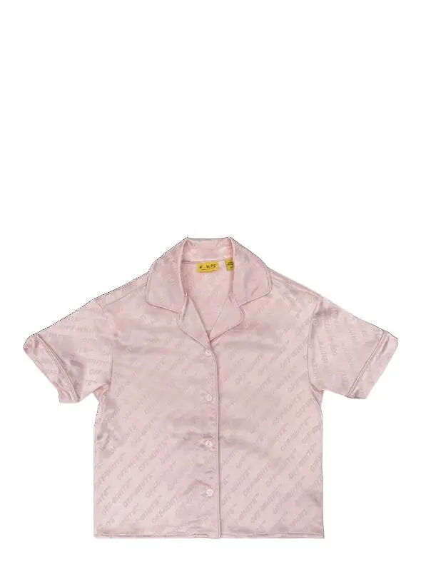 Off-White All-over Logo Short-sleeve Shirt - Pink