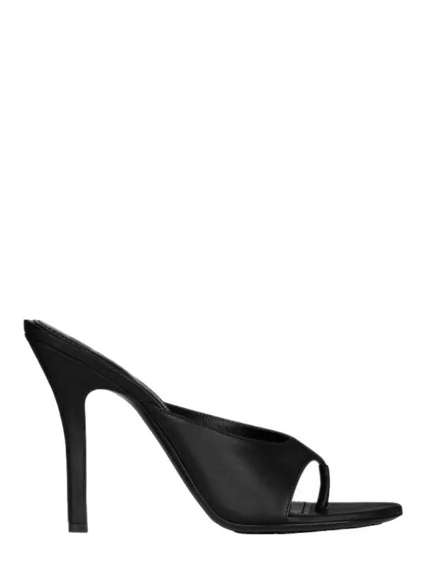 Givenchy Split-toe Leather High-heeled Mules - Black