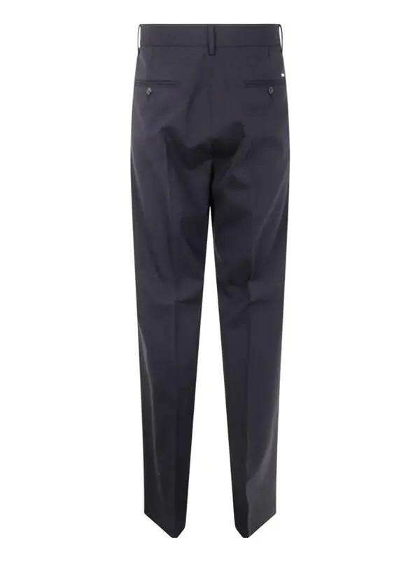 Dsquared2 Straight Leg Pleated Pants - Black