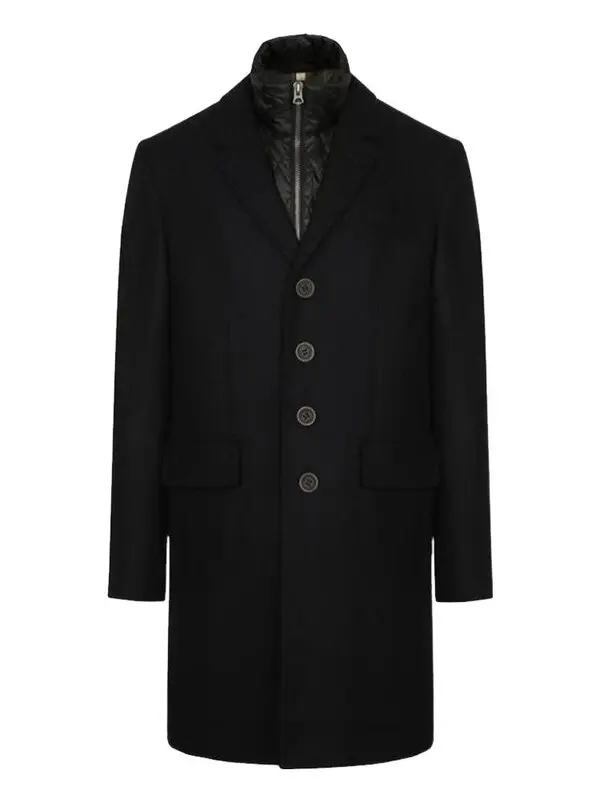 Burberry Double Pocket Coat - Black