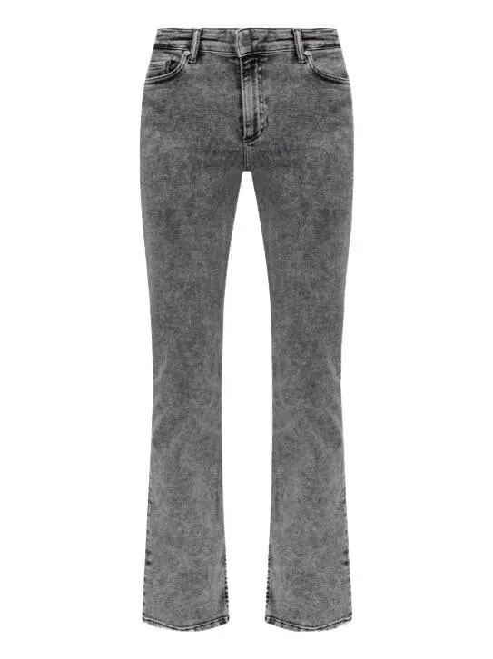 ALLSAINTS Belt Loop Bootcut Jeans - Washed Ash