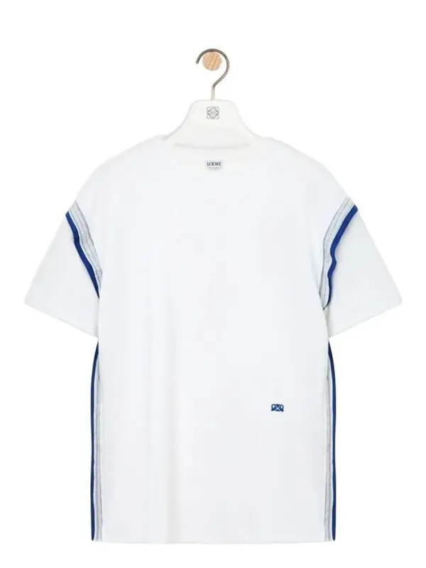 Loewe Short Sleeve T-shirt With Pattern Detail - White