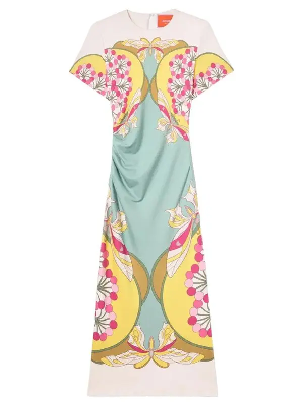 La DoubleJ Placed Lela Printed Dress - Multicolor