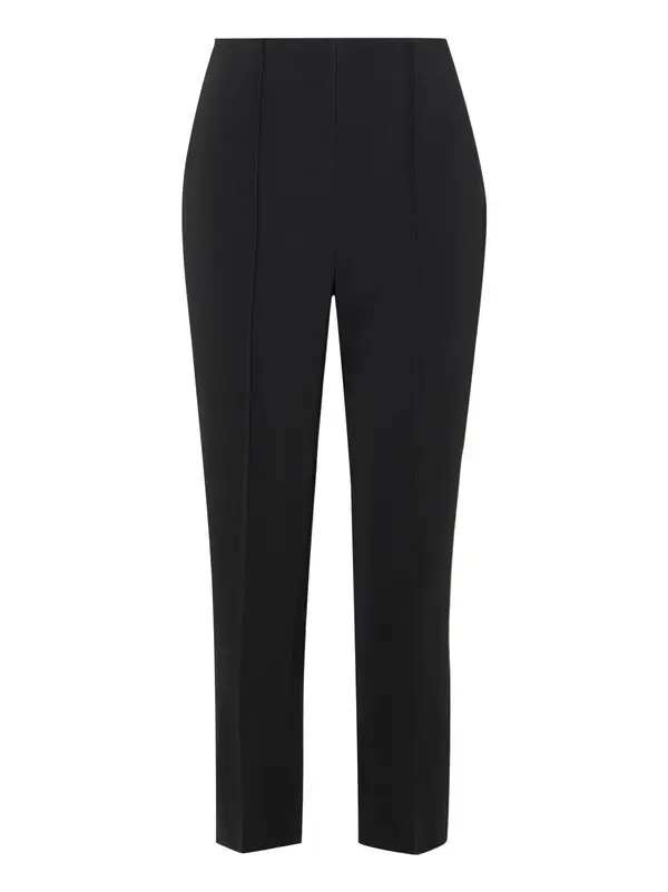 RÓHE Pleated Detail Cotton Pants - Black