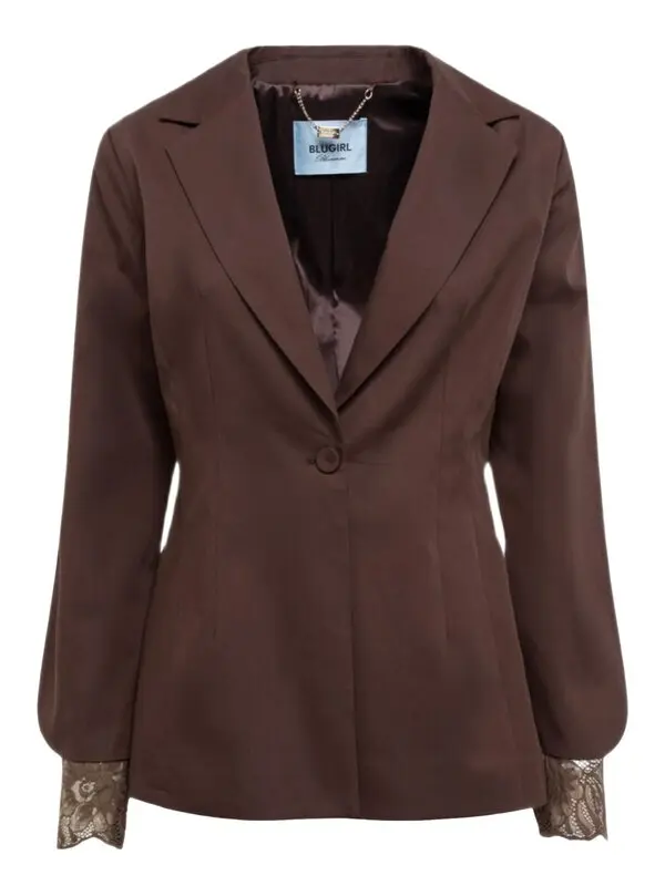 BLUGIRL Lace-trim Blazer - Black
