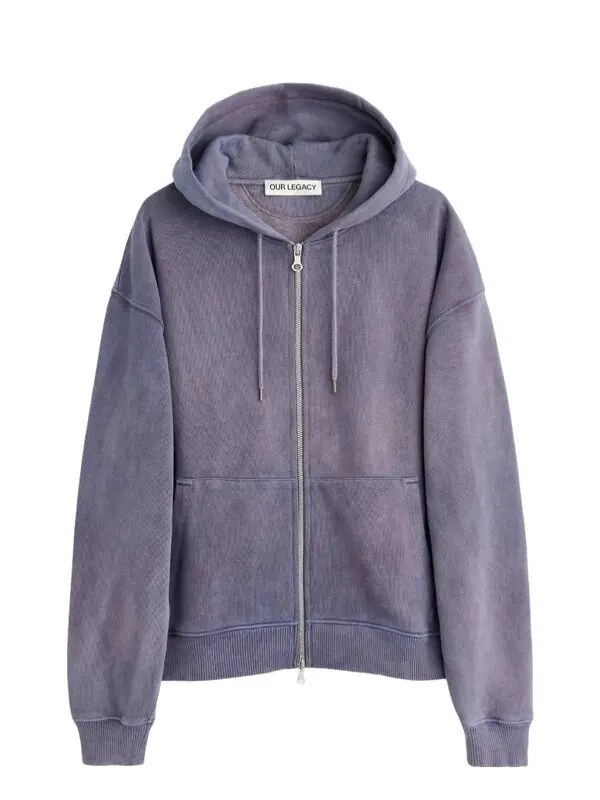 Our Legacy Rascal Zip-up Hoodie - Purple