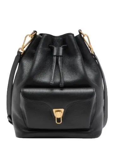 COCCINELLE Beat Generation Medium Bucket Bag - Black