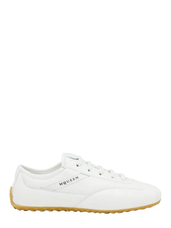 Alexander McQueen Logo Panel Low-top Sneakers - Off White