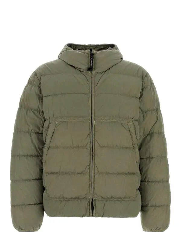C.P. COMPANY Chrome-r Goggle Down Jacket - Green