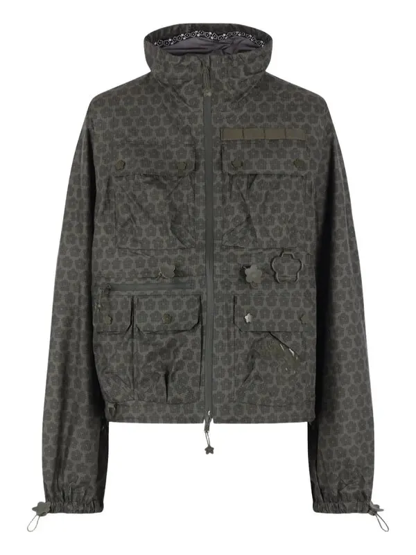 The North Face X Cecilie Bahnsen Tenzin Convertible Jacket With Geometric Print - Black