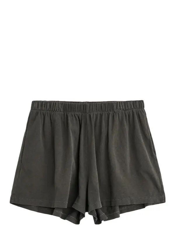 Our Legacy Relaxed Jersey Shorts - Graphite Color