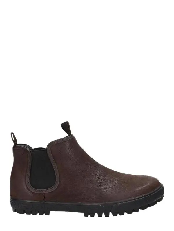 Emporio Armani Logo Ankle Boots - Black