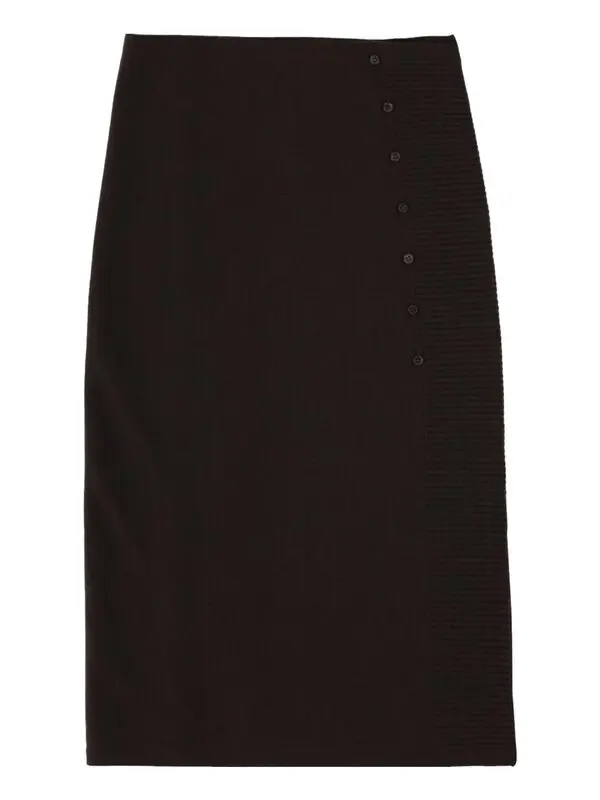 Paloma Wool Charco Wrap Skirt - Black