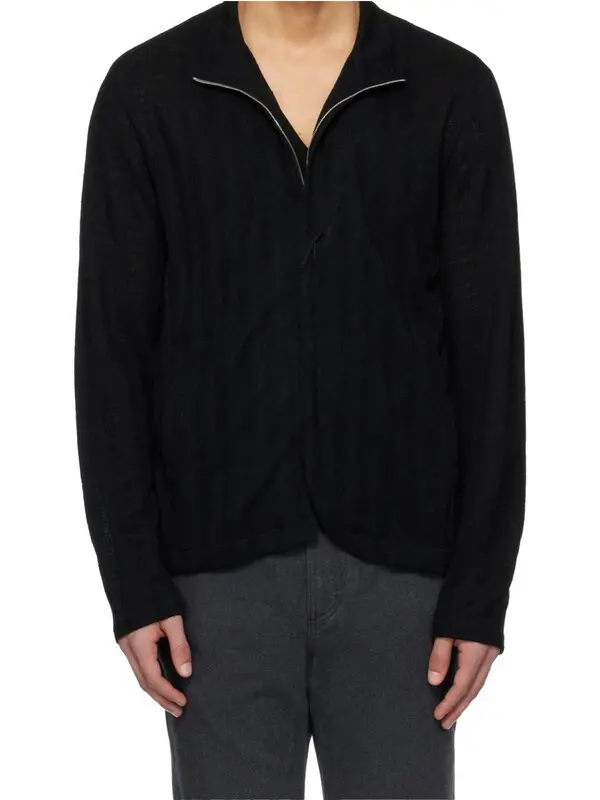 POST ARCHIVE FACTION (PAF) Long-sleeved Zip-up Jacket - Black
