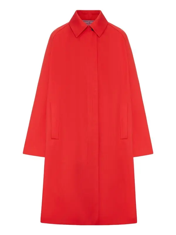Prada Single-breasted Coat - Red