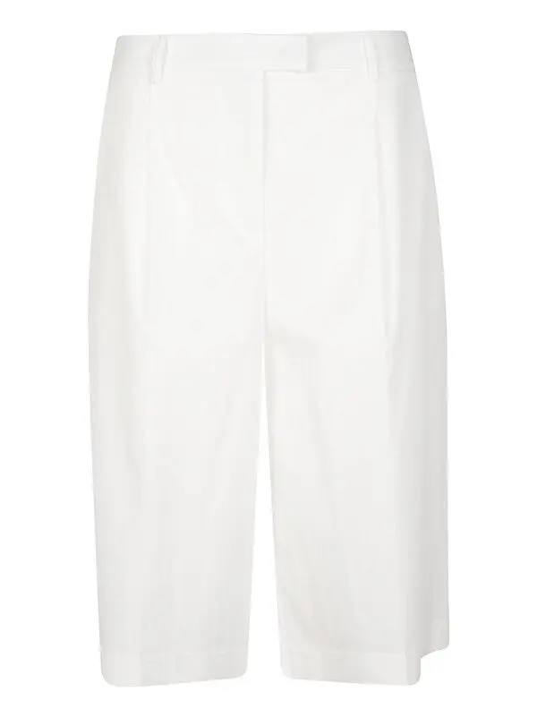 Patrizia Pepe Tailored Bermuda Shorts - White