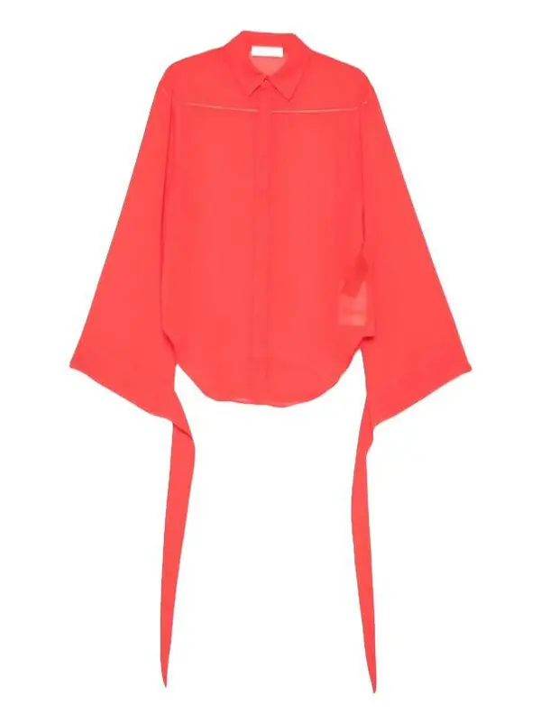 THE FRANKIE SHOP Long Sleeve Shirt - Orange
