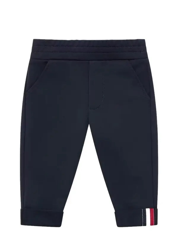Moncler Tricolor-trimmed Sweatpants - Midnight Blue