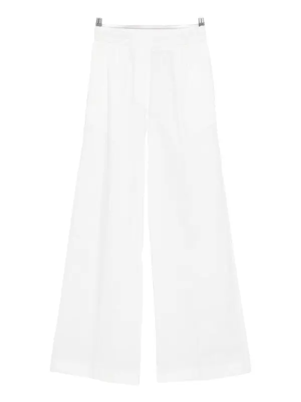 FORTE_FORTE Wide Leg Trousers - White