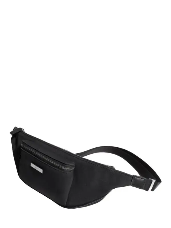 Gucci Belt Bag With Metal Tag - Black