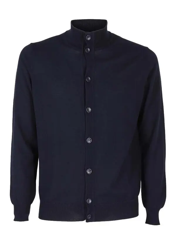 KANGRA Button-up Knit Cardigan - Black