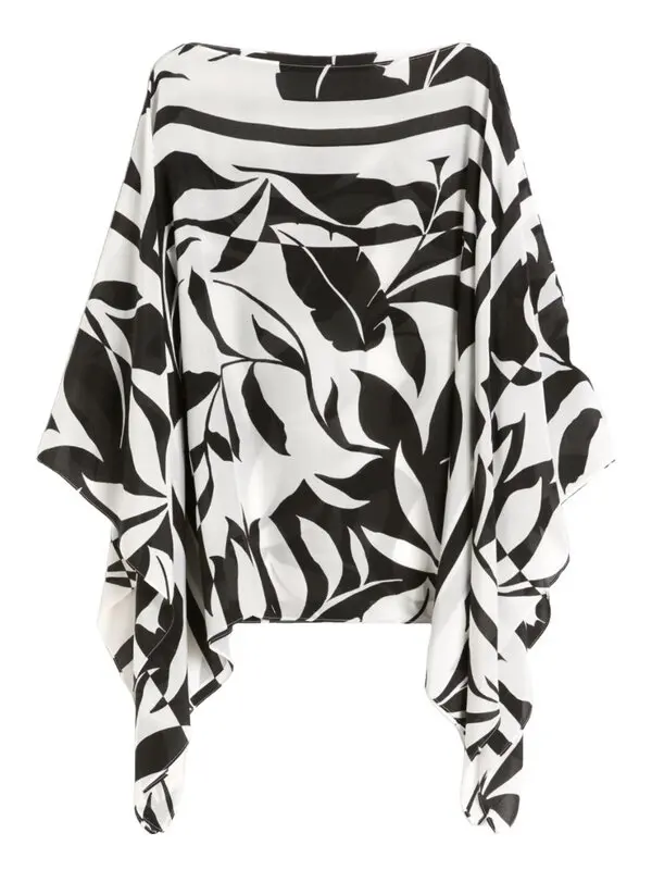 Max Mara Bchtambuto Floral-print Shirt - Black