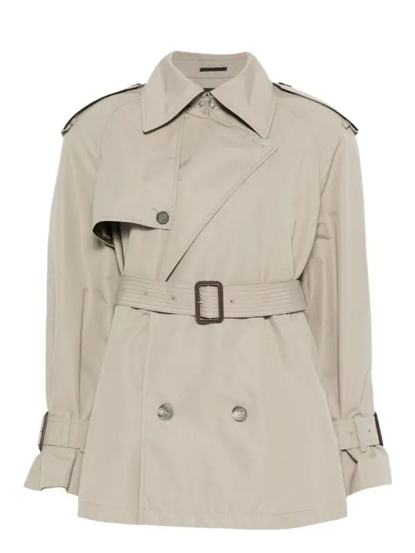 Wardrobe.NYC Belted Trench Coat - Nude