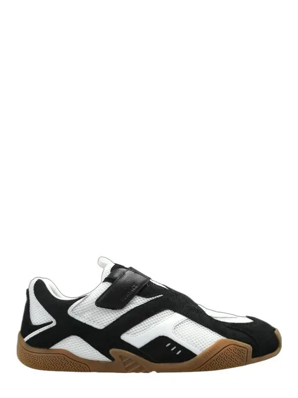 Versace Crossover Strap Panel Sneakers - Blackwhite