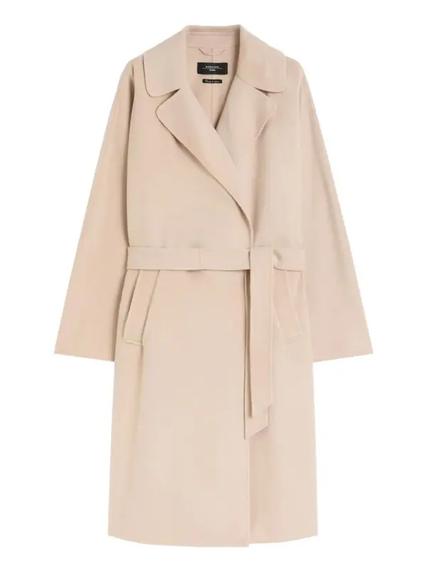 Max Mara Belted Coat - Sand