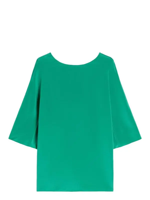 Max Mara Gattini Bow Detail Blouse - Green