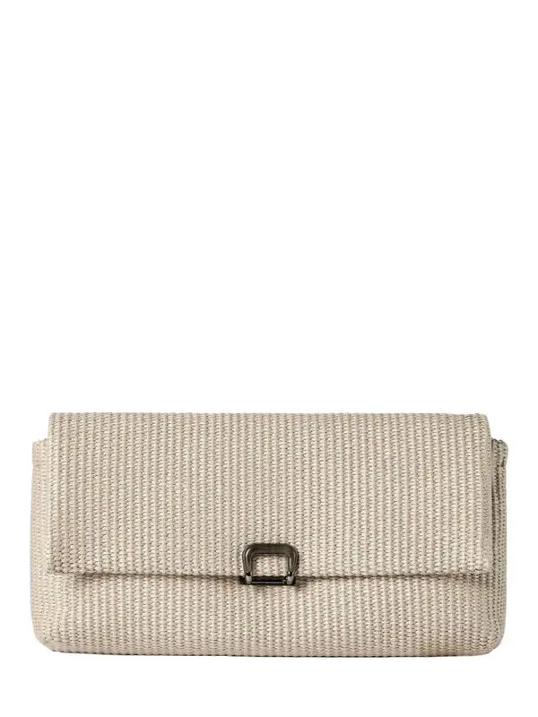 Brunello Cucinelli Sartorial Clutch Bag - Beige