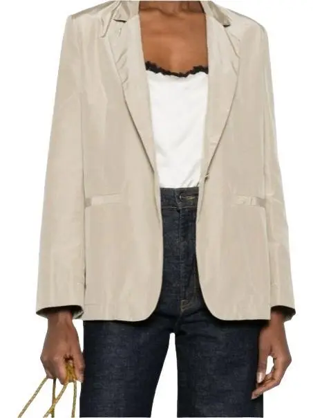 FORTE_FORTE Single-breasted Blazer - Nude