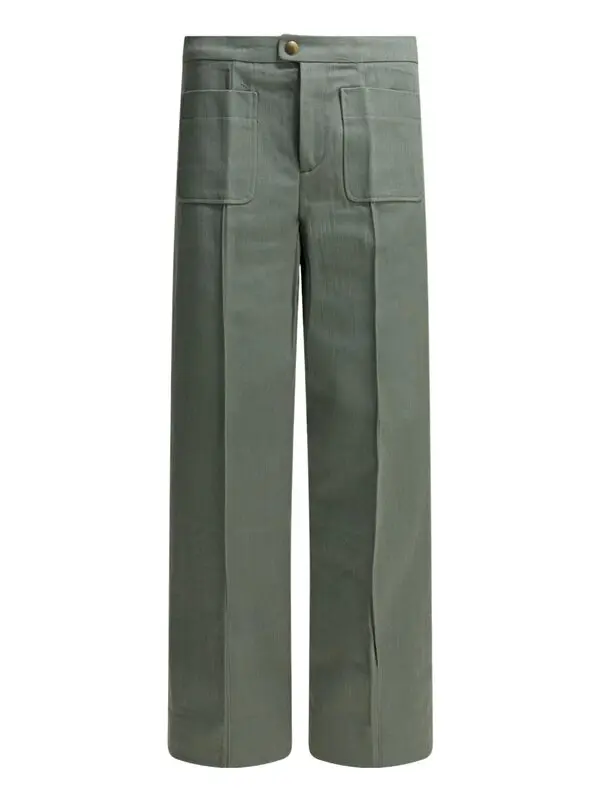 Soeur Straight-leg Casual Pants - Black