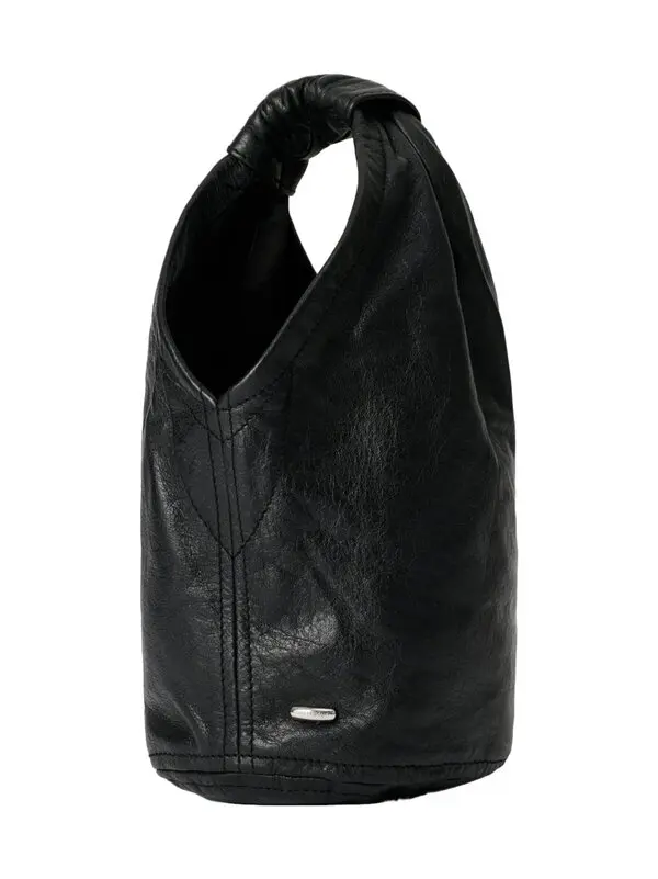 Our Legacy Ruched Handle Wristlet Bag - Black