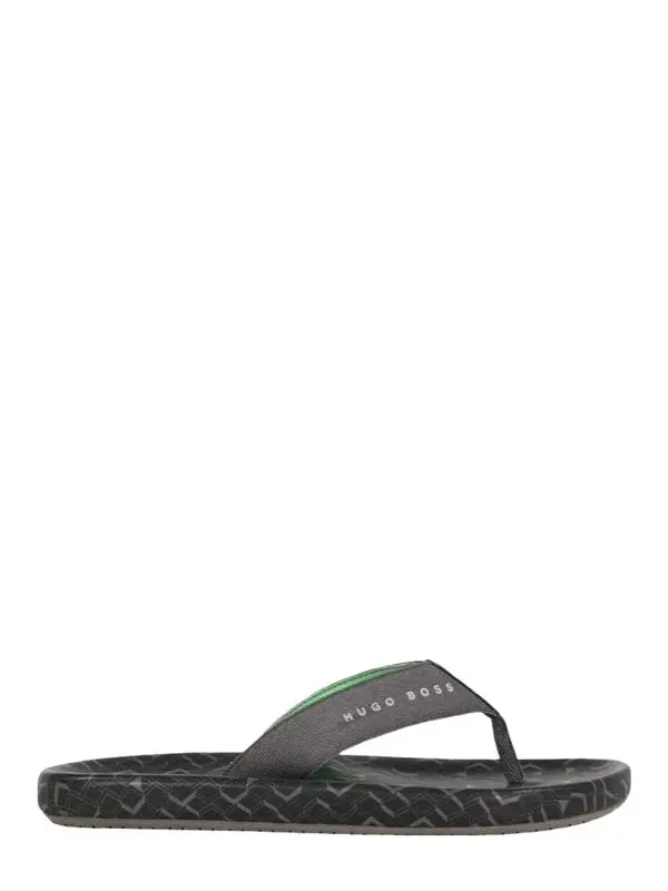 Hugo Boss Logo Flip-flops - Black