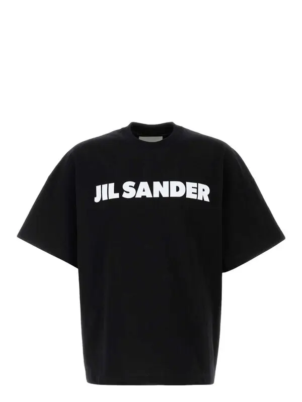 JIL SANDER Logo-printed Crewneck T-shirt - Black