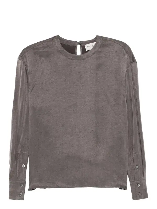 Officine Générale Rimy Buttoned Long-sleeve Top - Anthracite