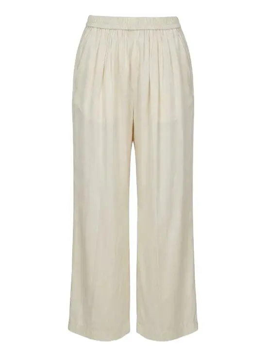 FORTE_FORTE Pleated Trousers - Nude