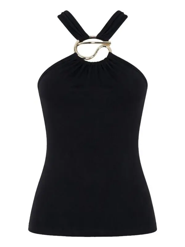 Coperni C-logo Sleeveless Top - Black