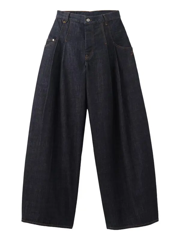 Jacquemus Souro De Nimes" Wide-leg Jeans - Deep Navy Blue