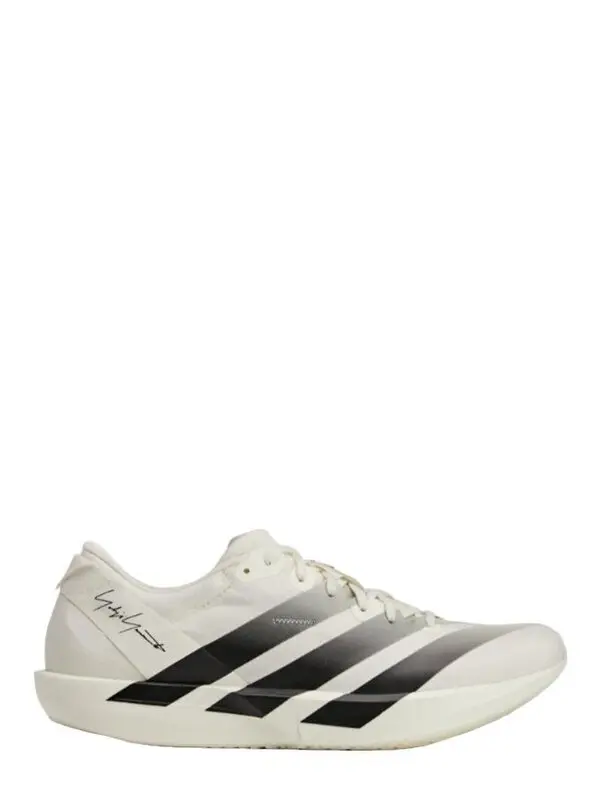 Y3 Adizero Adios Lace-up Sneakers - Off White / Off White / Black