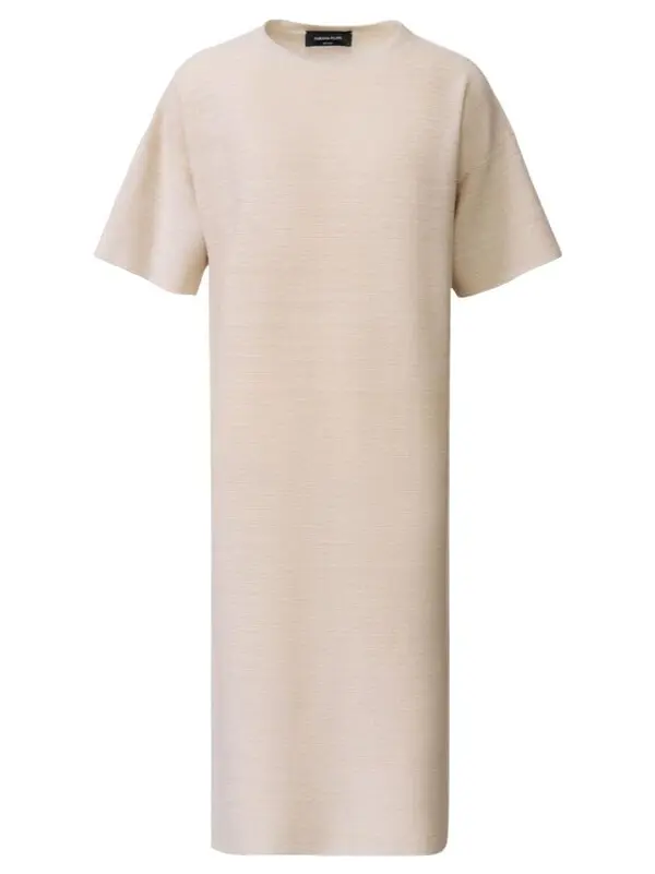 Fabiana Filippi Lurex Knit Dress - Nude
