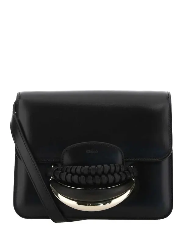 Chloé Kattie Foldover Crossbody Bag - Black