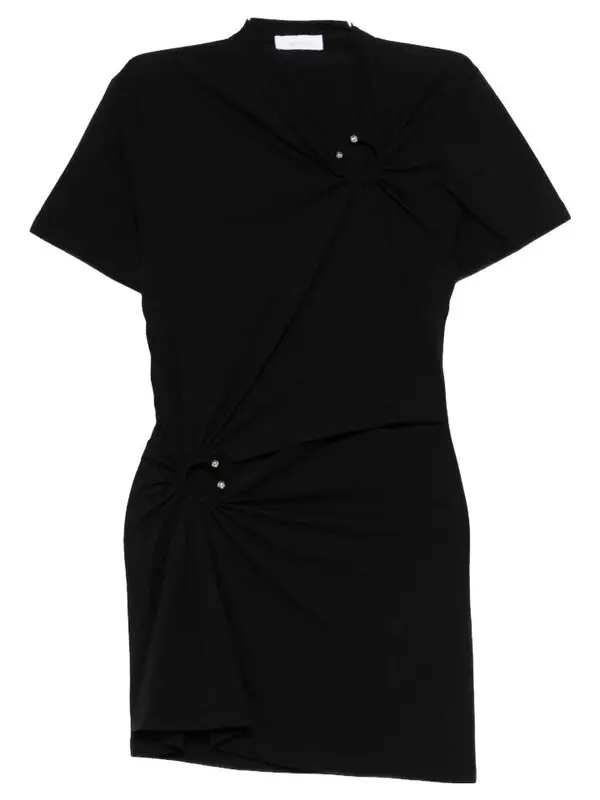 Rabanne Cut-out Mini Dress - Black