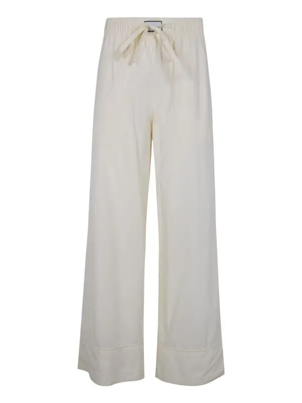 ENTIRE STUDIOS Wide-leg Drawstring Pants - White