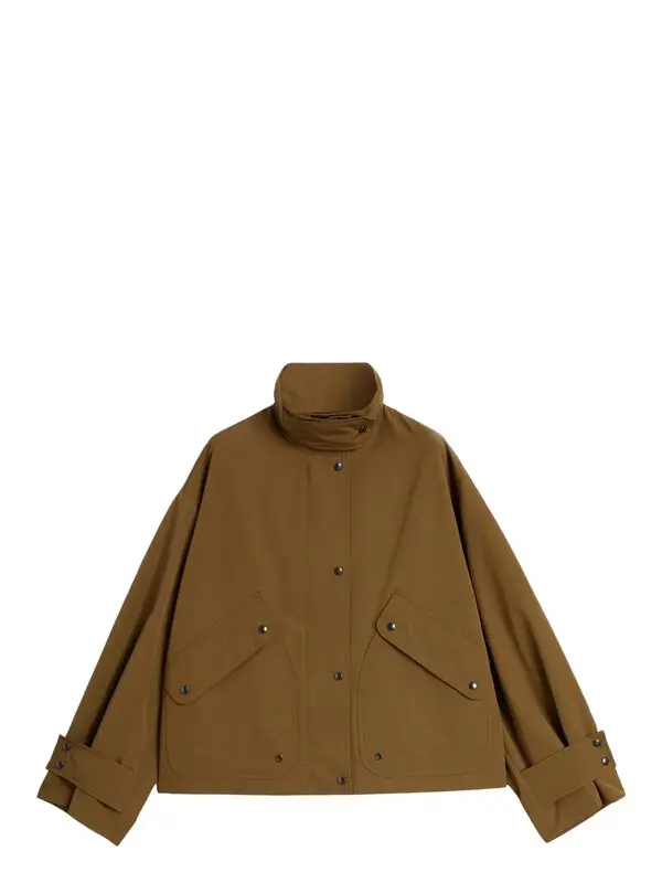 Aspesi Long-sleeved Zippered Casual Jacket - Brown