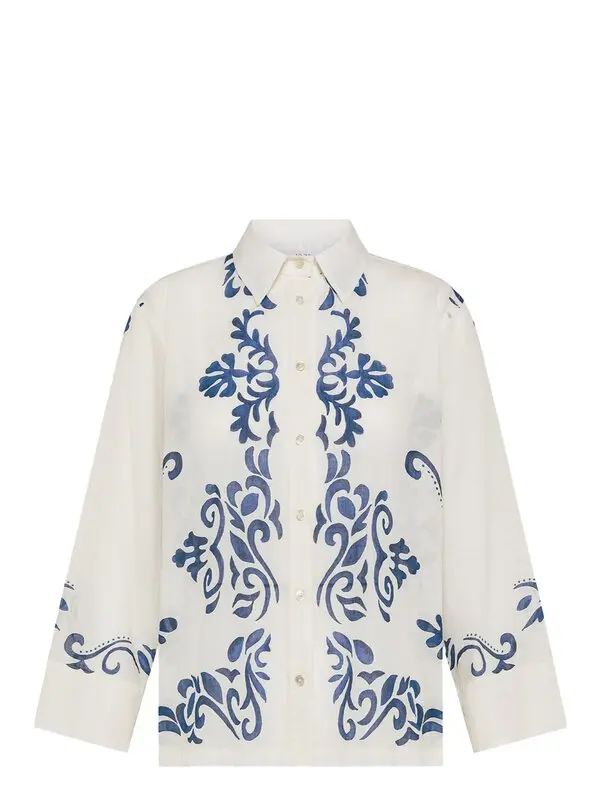 Seventy Floral Print Shirt - White