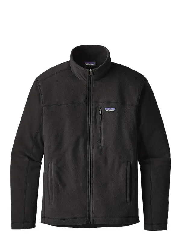 Patagonia Micro D Fleece Full Zip Jacket - Black