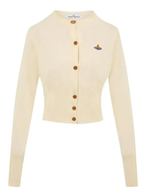 VIVIENNE WESTWOOD Bea Cropped Cardigan - Nude